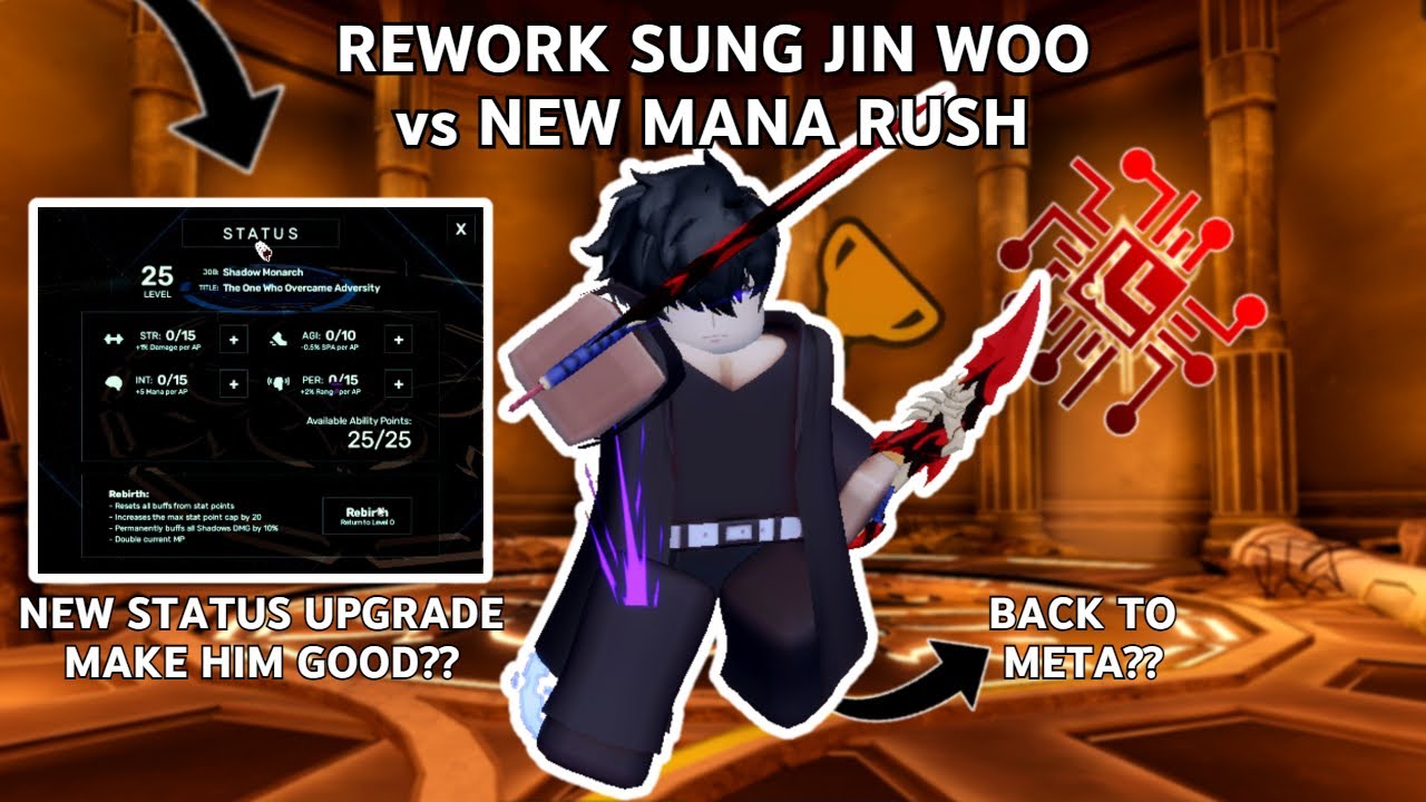 Rework GODLY SJW vs New BOSS RUSH Zenith Arena Mana Rush | Roblox Anime ...