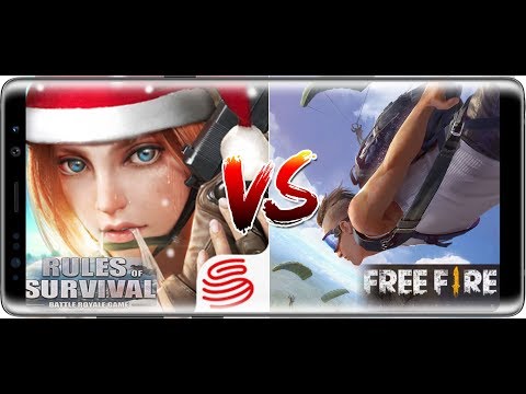 RULES OF SURVİVAL VS FREE FİRE (PUBG)