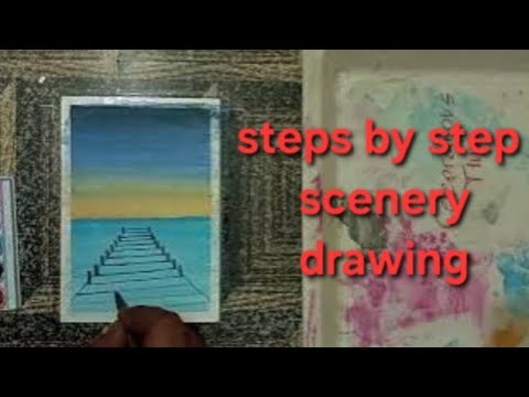 how to draw scenery for bignar