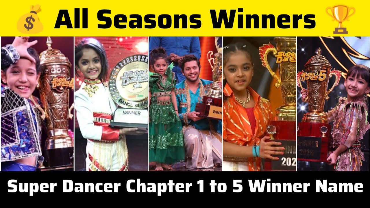 🏆😍Super Dancer All Chapter Winners Name || Winning Cash Price, Car | 😱 ...