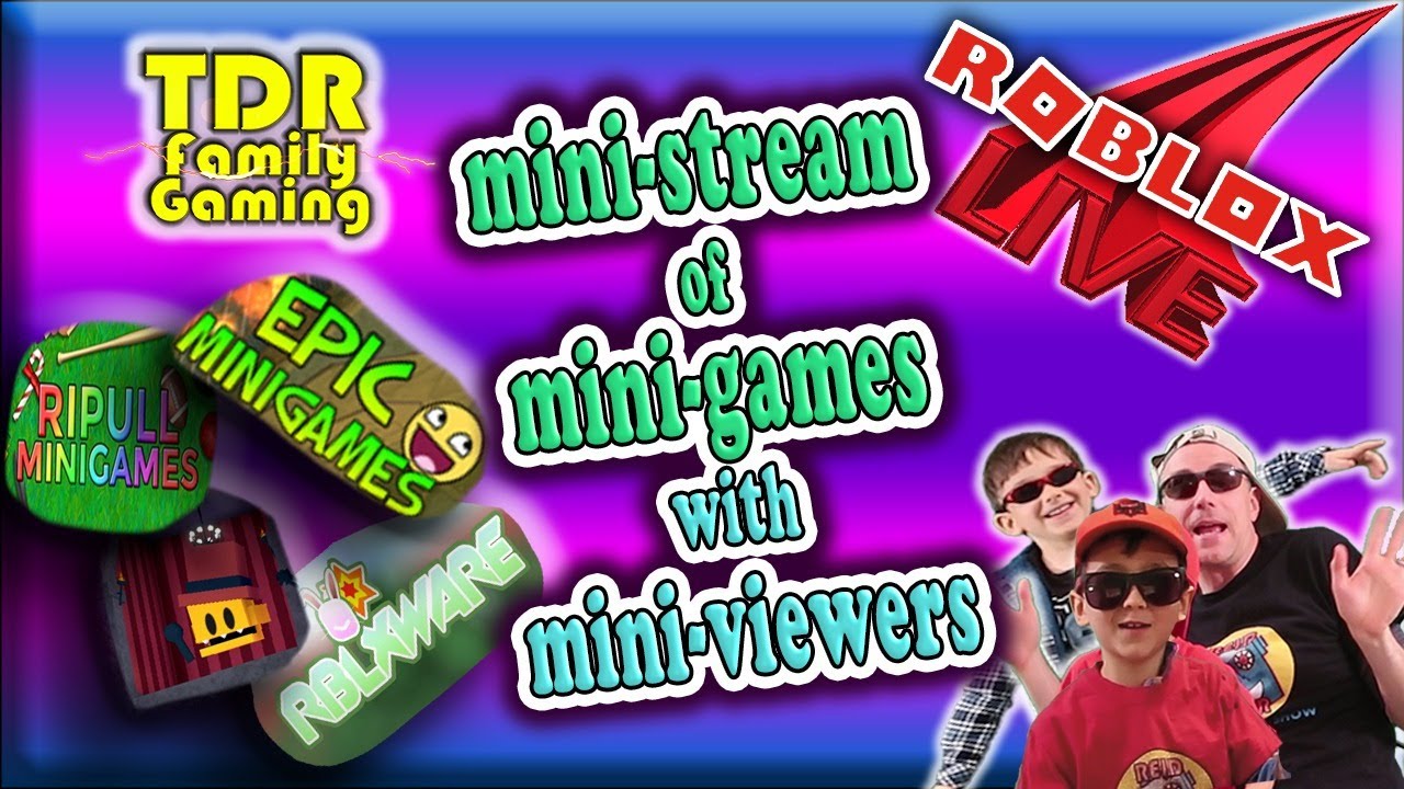 Mini-Stream of Mini-Games! - Roblox Games w Viewers Stream - YouTube