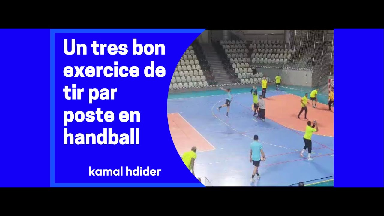 Un tres bon fonctionnement de tir par poste en handball par le coach ...
