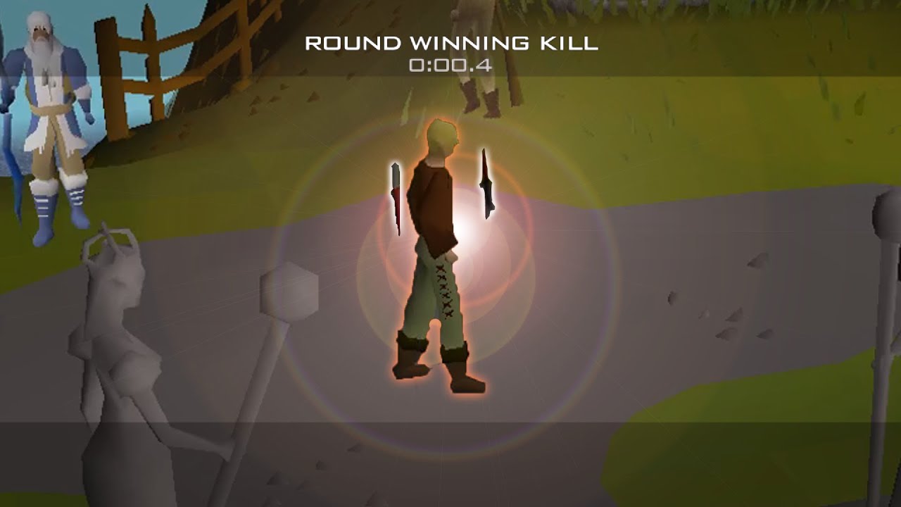 How it feels to use the Dragon knife in OSRS - YouTube