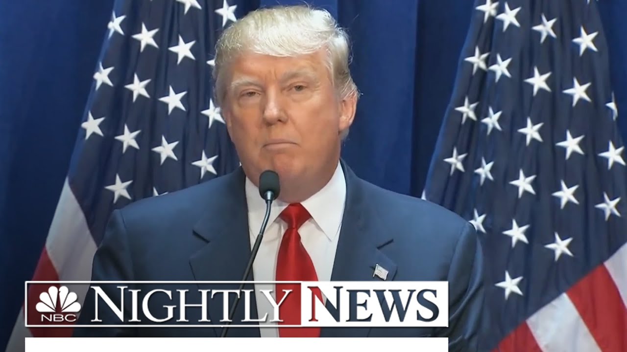 NBC Cuts Ties With Donald Trump Over Immigrant Comments | NBC Nightly ...