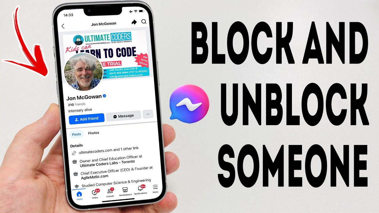 How To Block And Unblock Someone In Messenger - Full Guide - YouTube