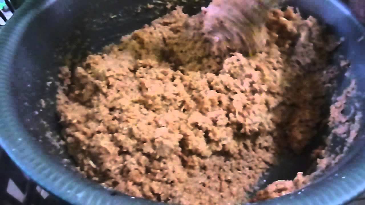 Making Era'id(just like Chocolate moron or suman) part 1 "Mixing the ...