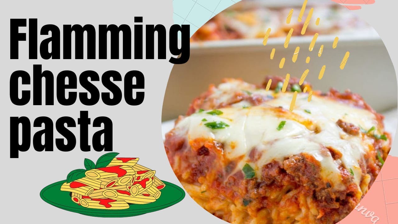 Flamming Pasta Recipe | Chicken Chesse pasta | One Pot Chesse Pasta ...