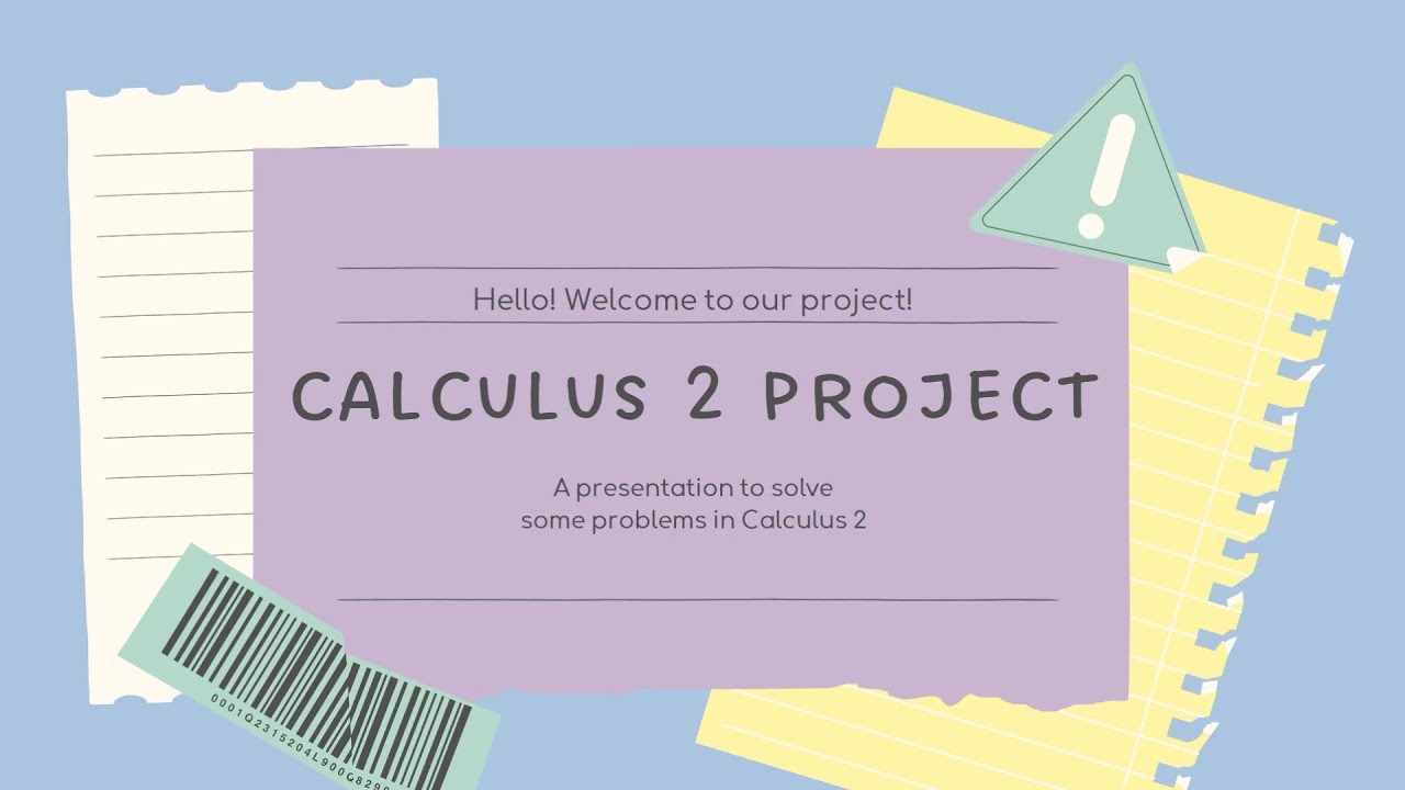Calculus 2 Project - YouTube
