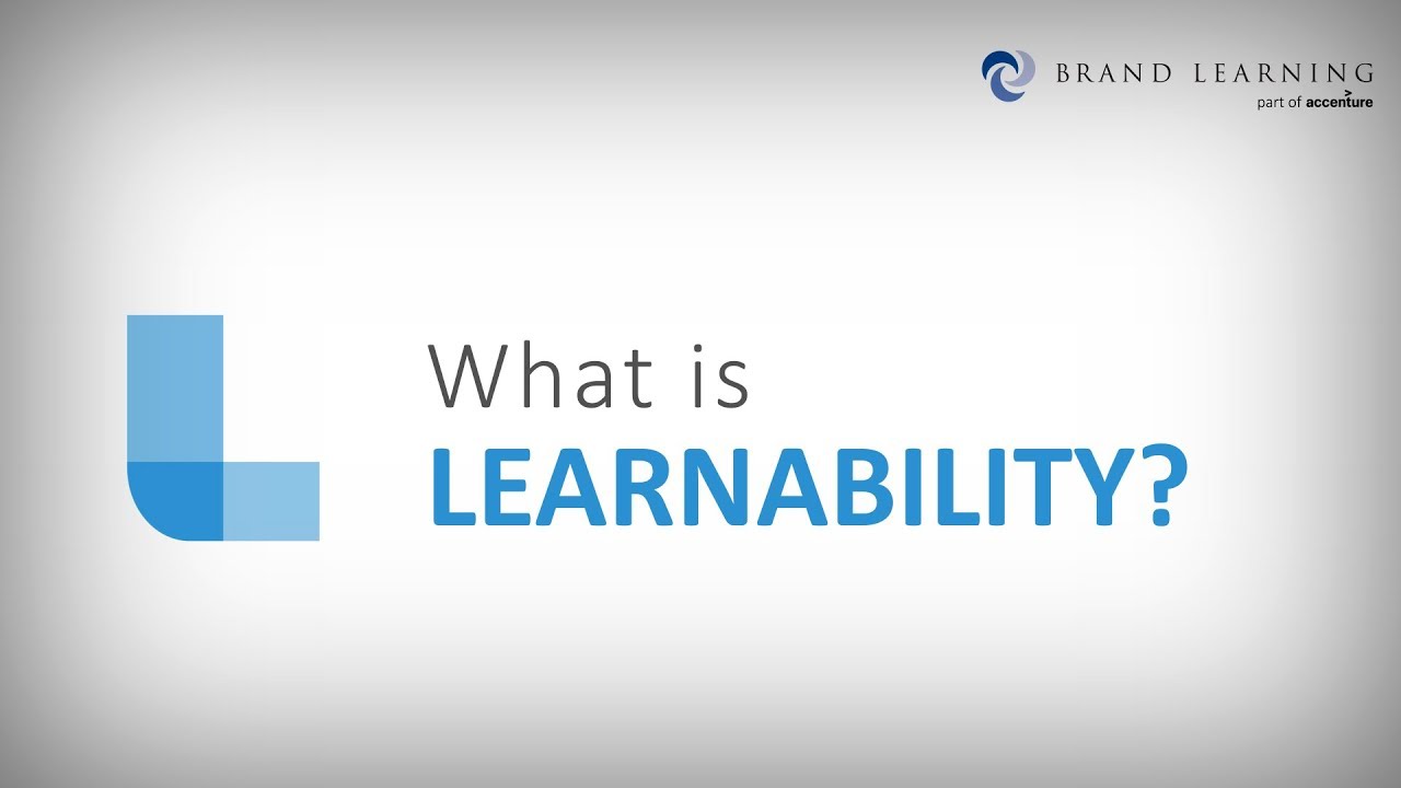 Tips on developing learnability - YouTube