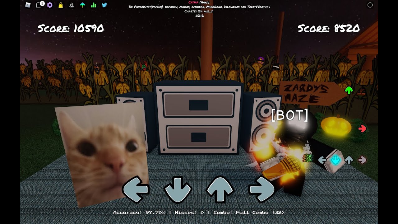 goofy ahh cat animation showcase roblox funky friday - YouTube