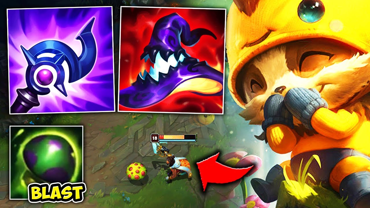 I CREATED SHROOMS OF DEATH ALL AROUND THE MAP (MAX BURST TEEMO ...