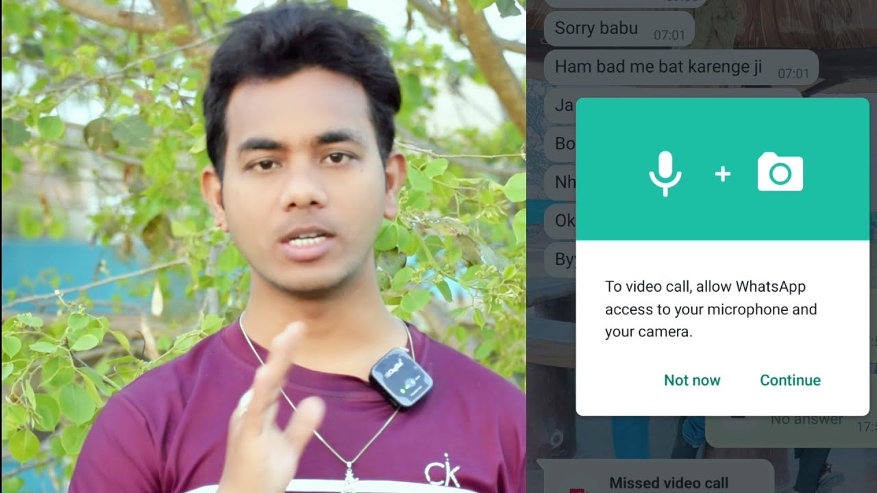 How to Solve Whatsapp Video calling problem | Whatsapp Video Calling ...