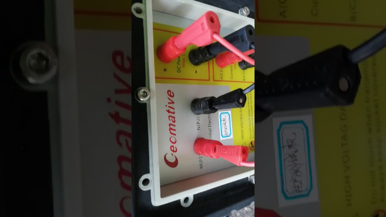 Geomative Geophysical Instruments GD-10 1D Connection and Operation ...