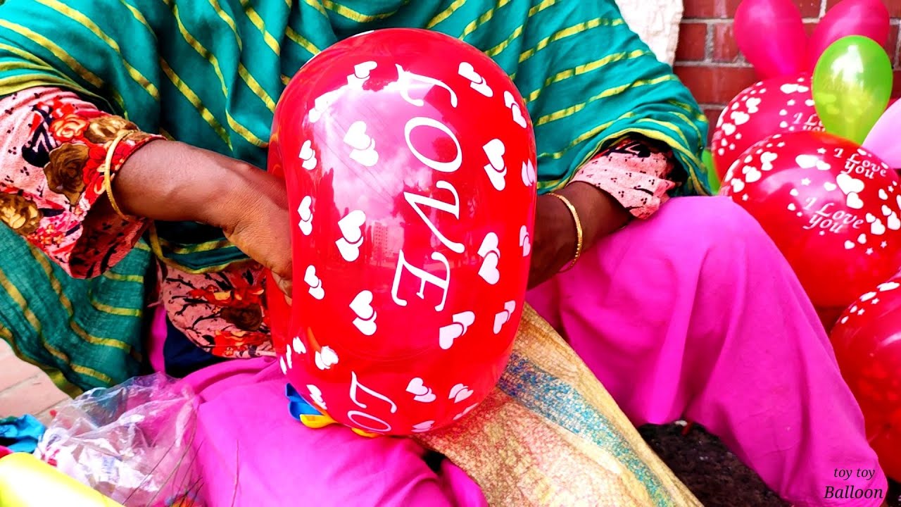 pop pop red colour balloon episode 48 - YouTube
