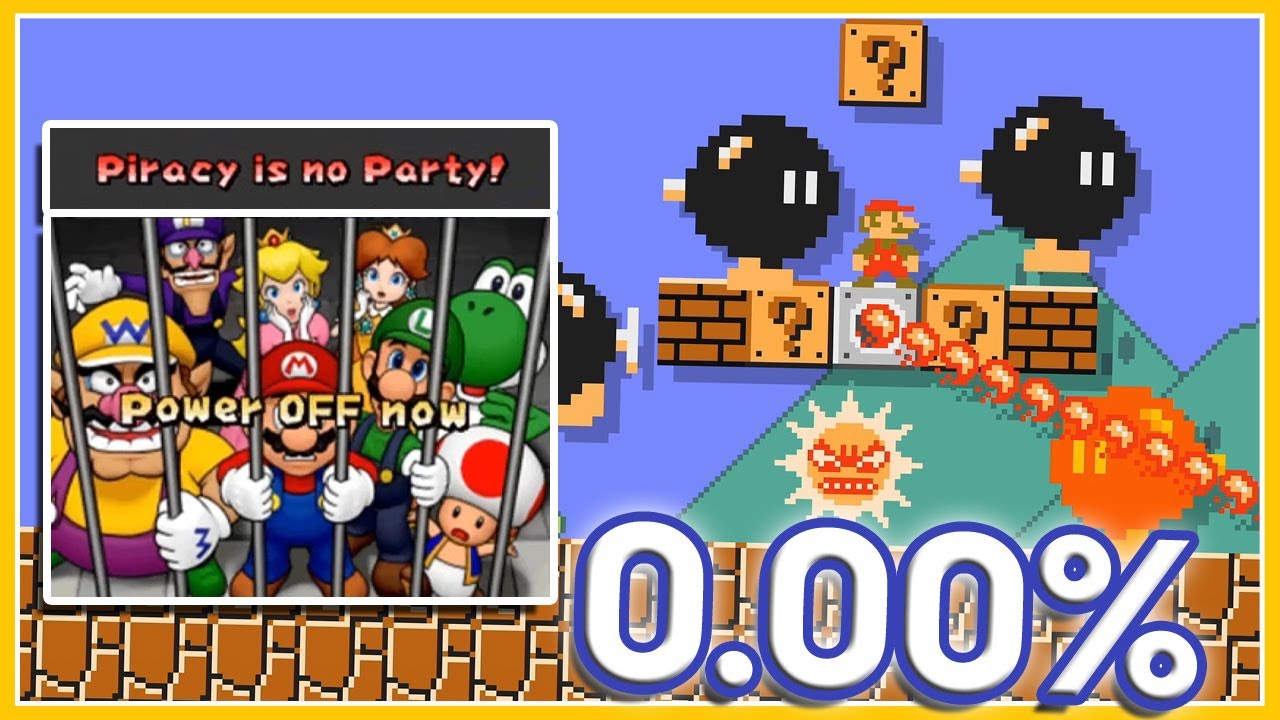 It's 1-1, Only It's A PIRATED Mario Maker 2 Version (UNCLEARED Levels ...