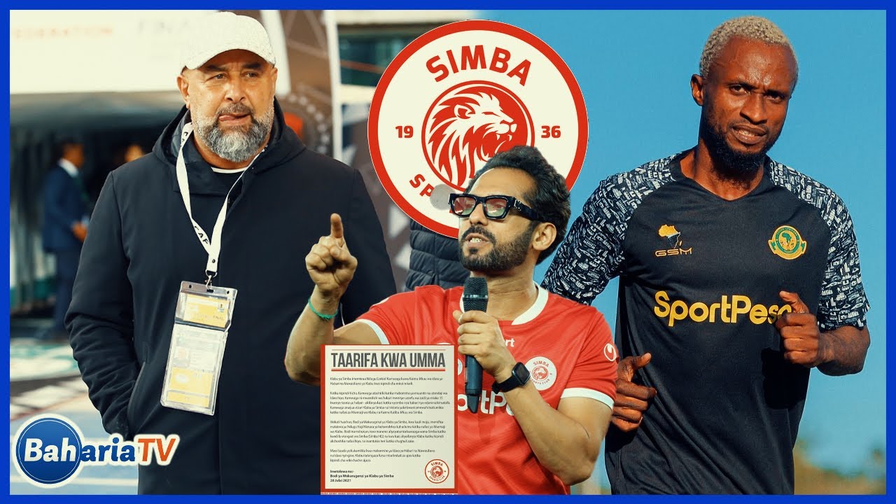 🔴# LIVE: KOCHA BENCHIKHA AONDOKA RASMI SIMBA //MO DEWJI ACHACHAMAA ...