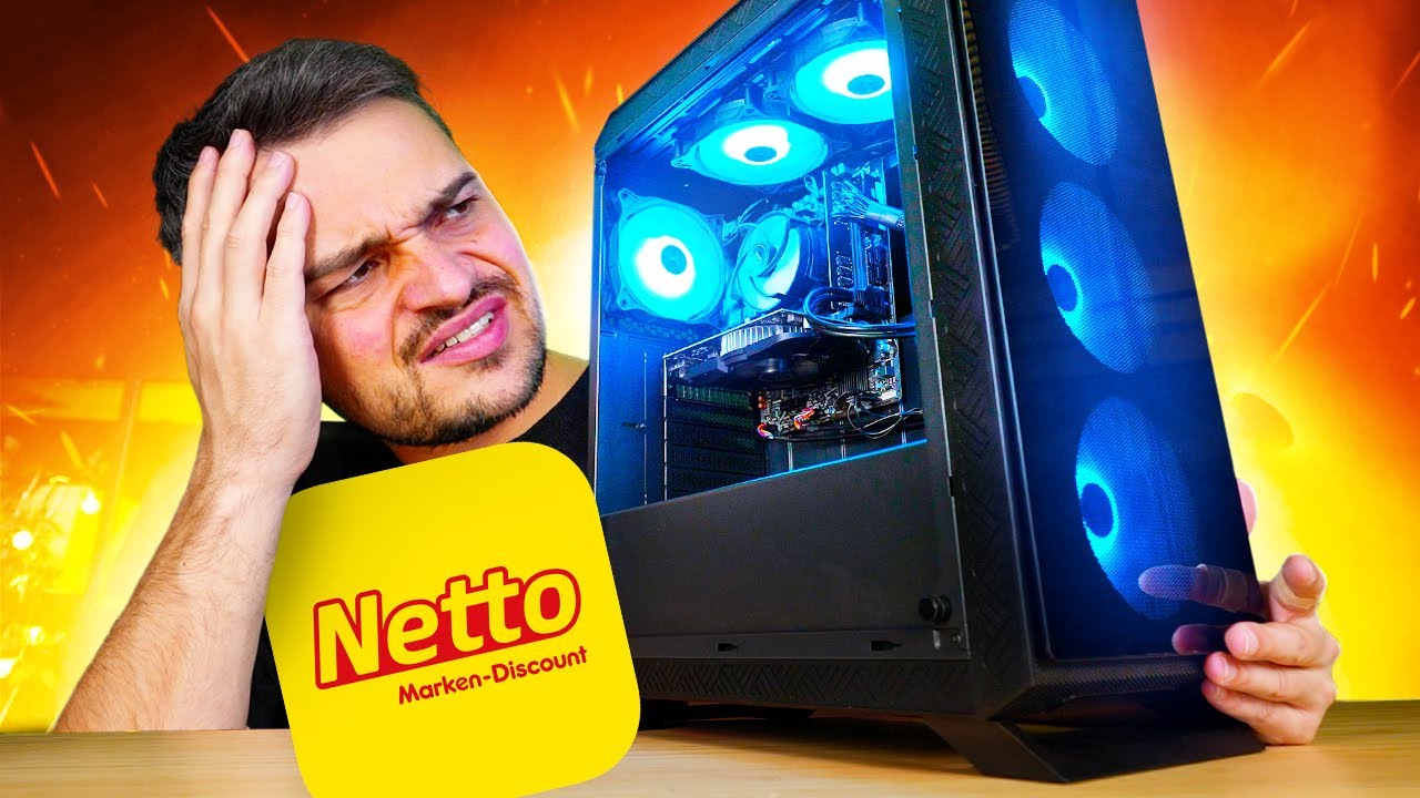 ABGEZOCKT!! Wir testen den "neuen" NETTO Gaming PC... #GamingSchrott ...