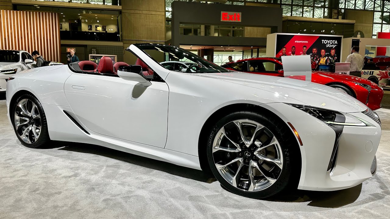 The New Lexus LC500 Convertible - Visual Review - YouTube
