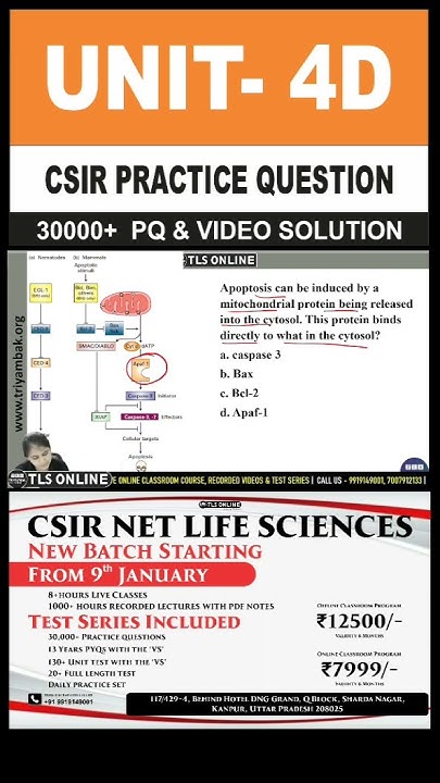 | CSIR Practice Question | Unit 4. Cell Communication and Cell Signaling | Topic: D) Cancer ...