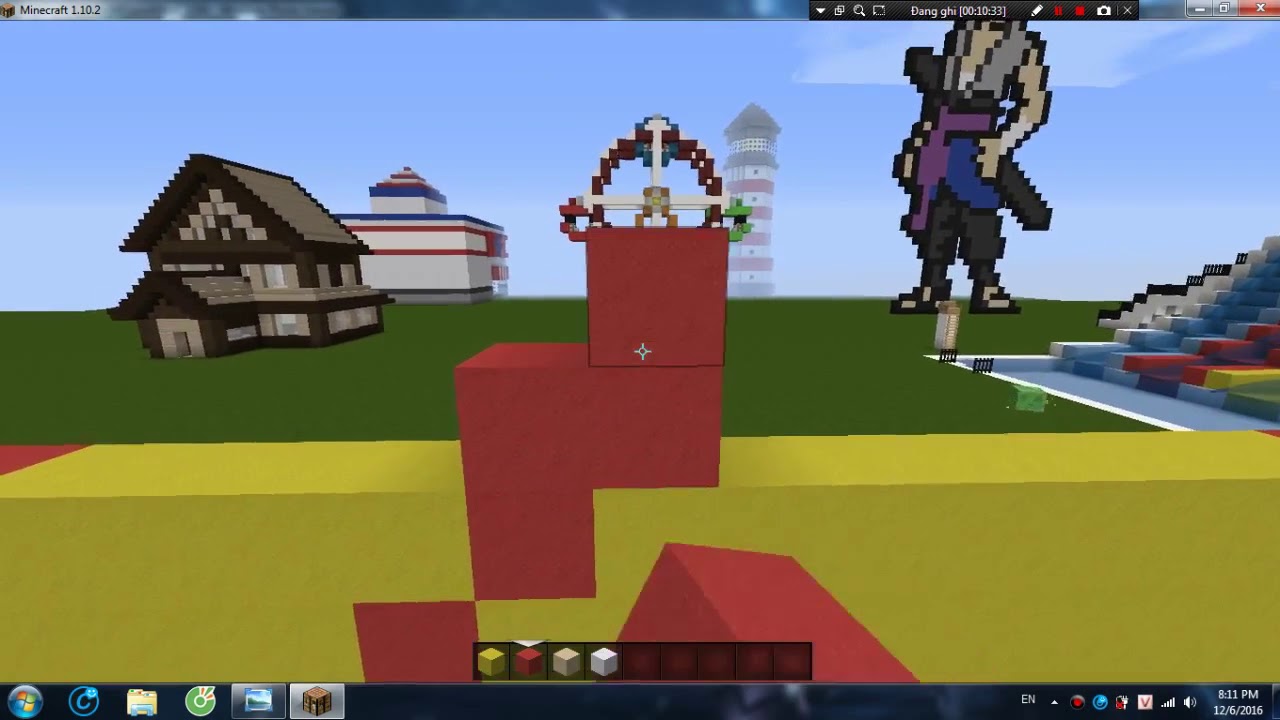 Minecraft - Xây Tượng Phật trong minecraft - Minecraft Building ...