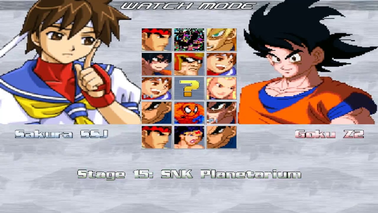 Mugen 1.0 - Sakura SSJ Demo (60fps) - YouTube