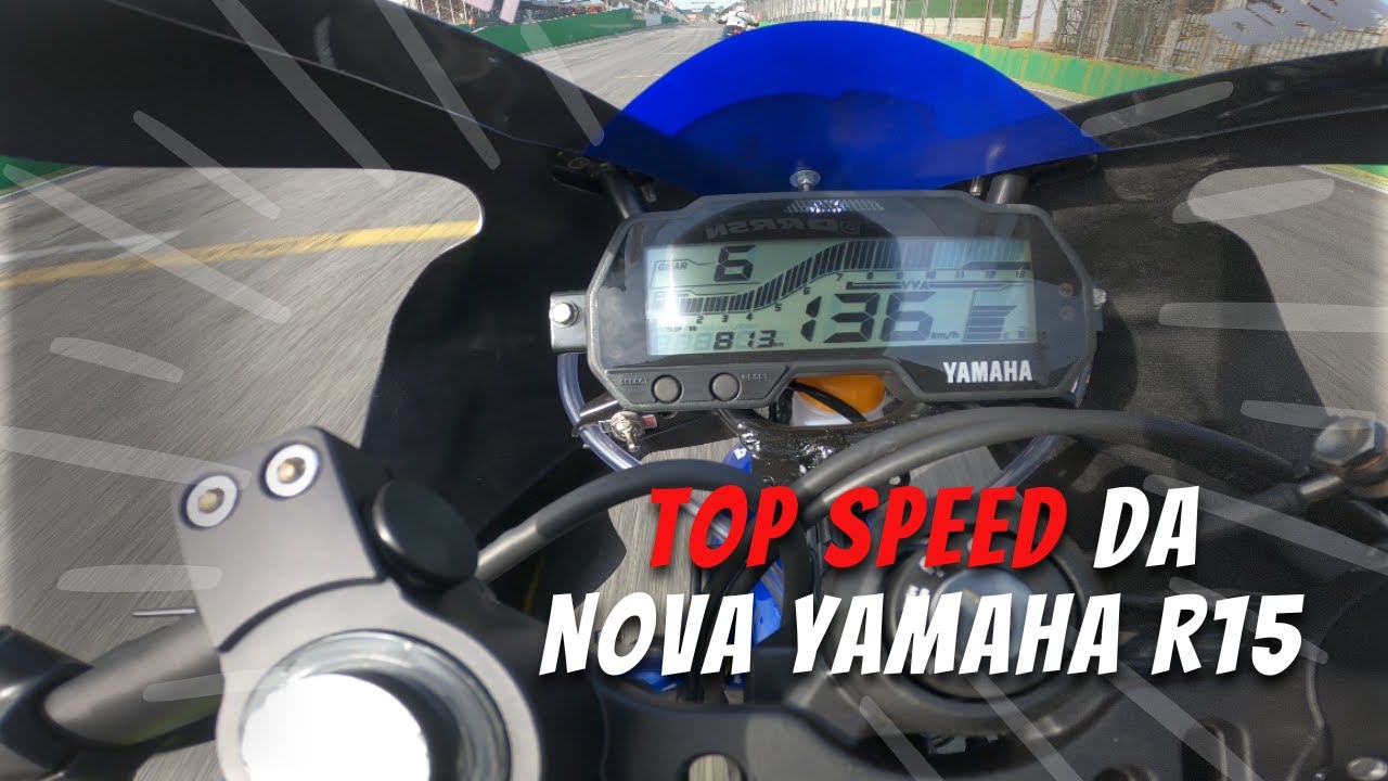 TOP SPEED NA YAMAHA R15 - YouTube