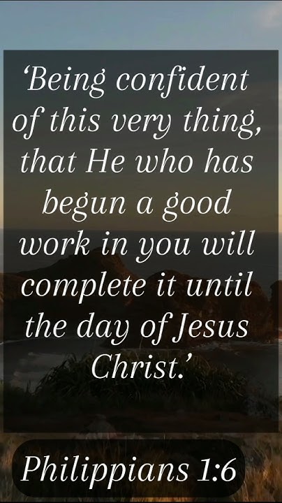 Verse of the Day - Philippians 1 6. #verseoftheday #christmas # ...
