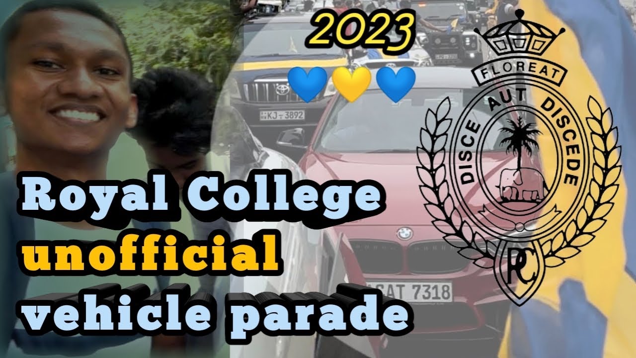 Royal College Unofficial Vehicle Parade | RCUVP | 2023 | 💙💛💙 - YouTube