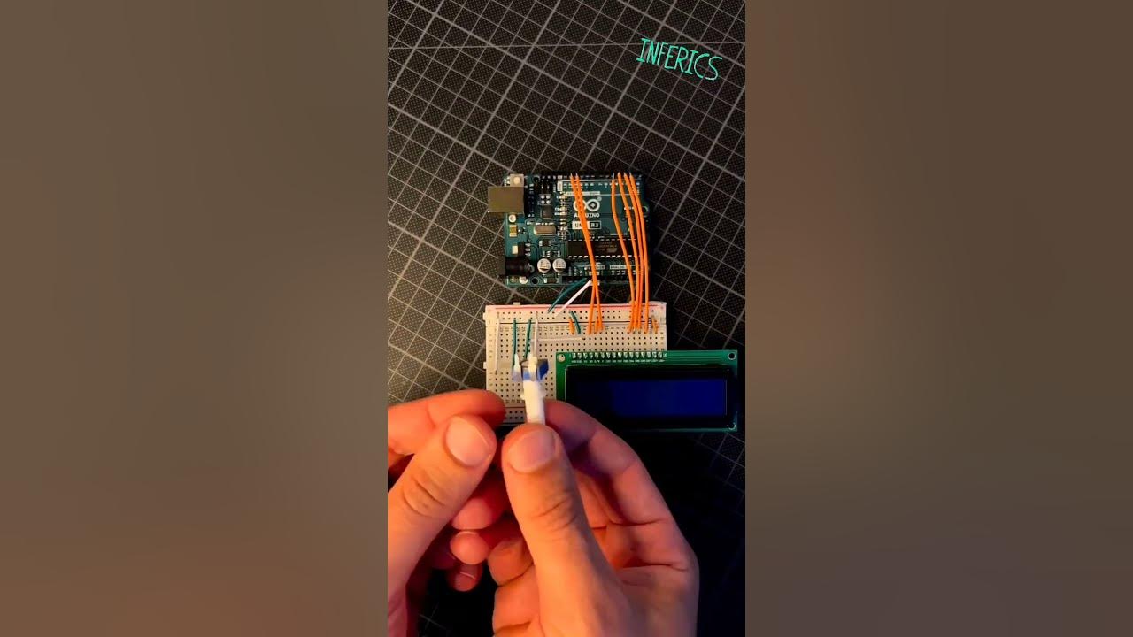 Distance measuring device | Arduino | robotics #shorts #arduino #robotics #youtube # ...