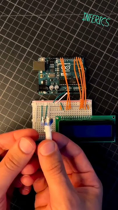 Distance measuring device | Arduino | robotics #shorts #arduino #robotics #youtube # ...