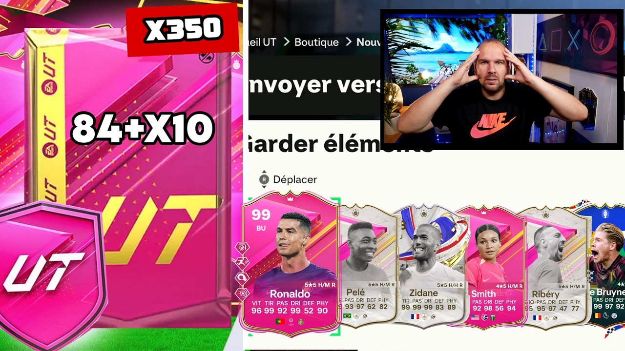 J OUVRE 350 PACKS 84X10 ET 85X10 SUR FC24! - YouTube
