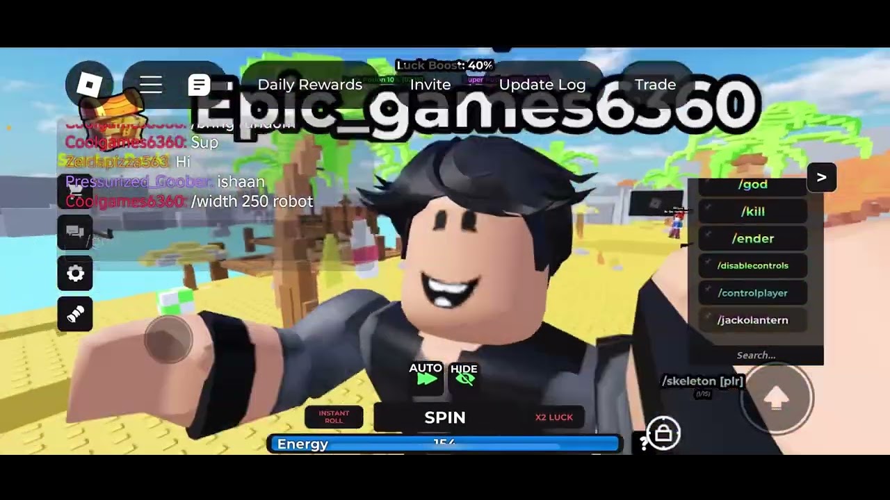 Roblox admin rng - YouTube