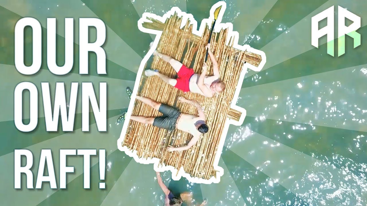 How we Built a Raft from Scratch and Sailed the Greek Sea!! - YouTube