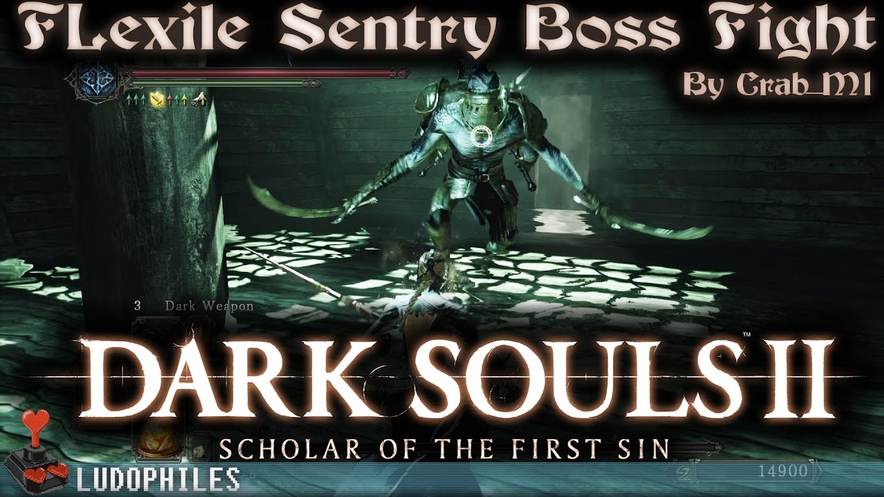 Dark Souls II - Flexile Sentry Boss Fight NG+ - YouTube