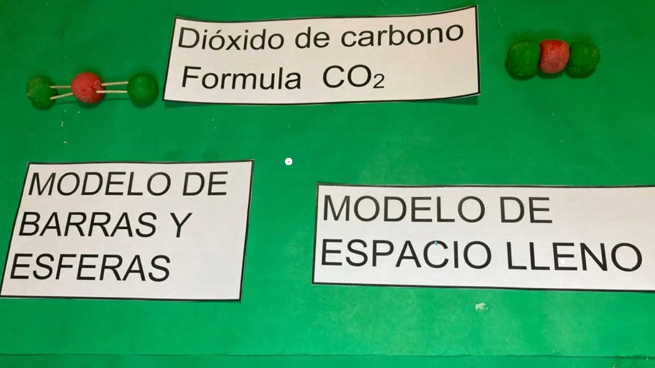 Átomos Y Moléculas: Modelo de "Barras y Esferas" y modelo de "Espacio ...