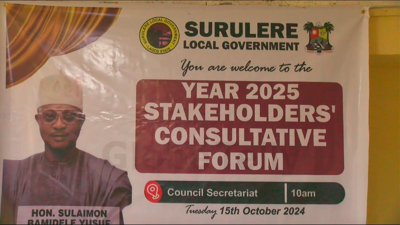 SURULERE LOCAL GOVERNMENT, STAKEHOLDERS DISCUSS 2025 BUDGET - YouTube