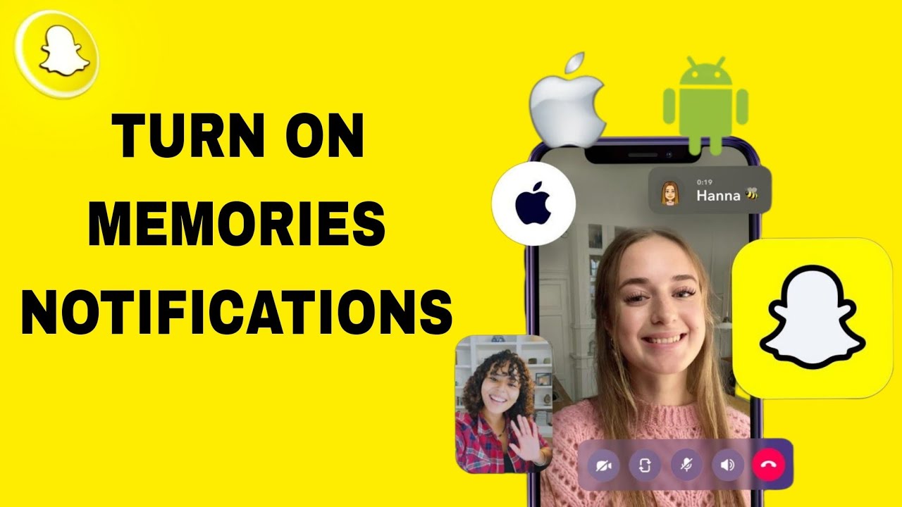 How To Turn On Memories Notifications On Snapchat App - YouTube