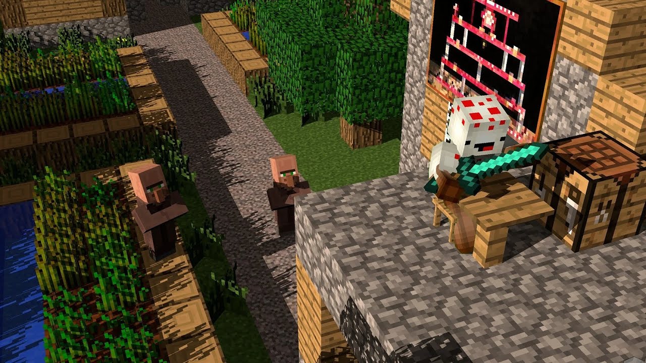 Der Beginn das Dorf zu bauen beginnt | Minecraft Youtube - YouTube