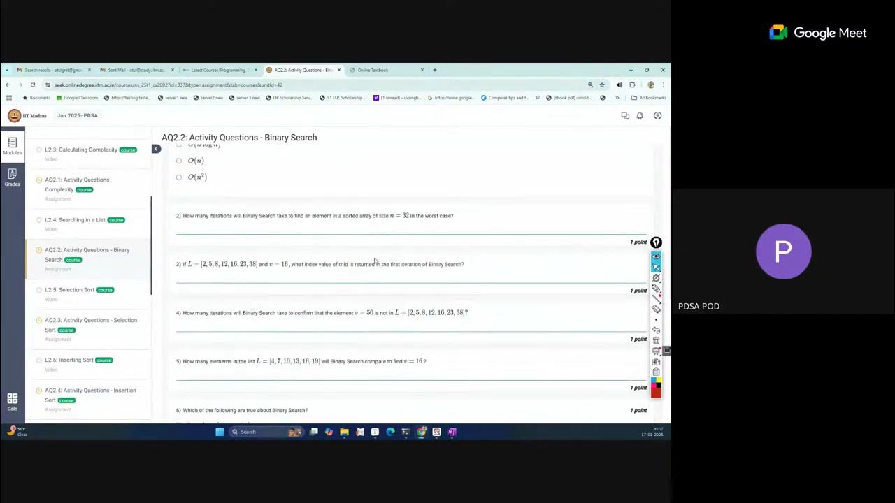 PDSA Week-1 Problem Solving Session(Coding) - YouTube