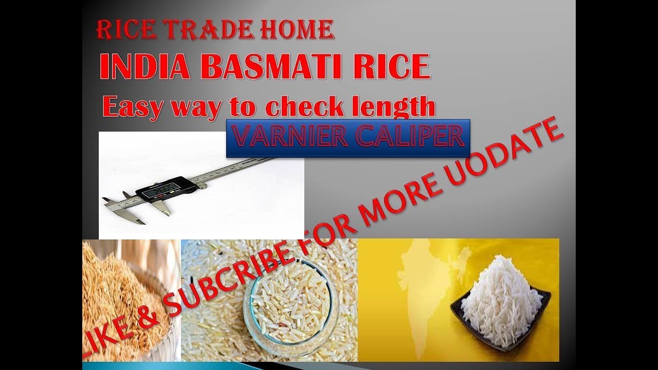 How To Check Length Of Basmati Rice In Easy Way Vernier Caliper Rice Checking Machine How To Check Length Of Basmati Rice In Easy Way Vernier Caliper Rice Checking Machine