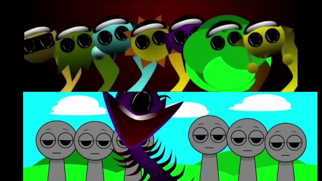 Incredibox Sprunki But They All Durple From All PhaseSprunki Durple Phase 3 VS Phase 3-8 (Durple ...