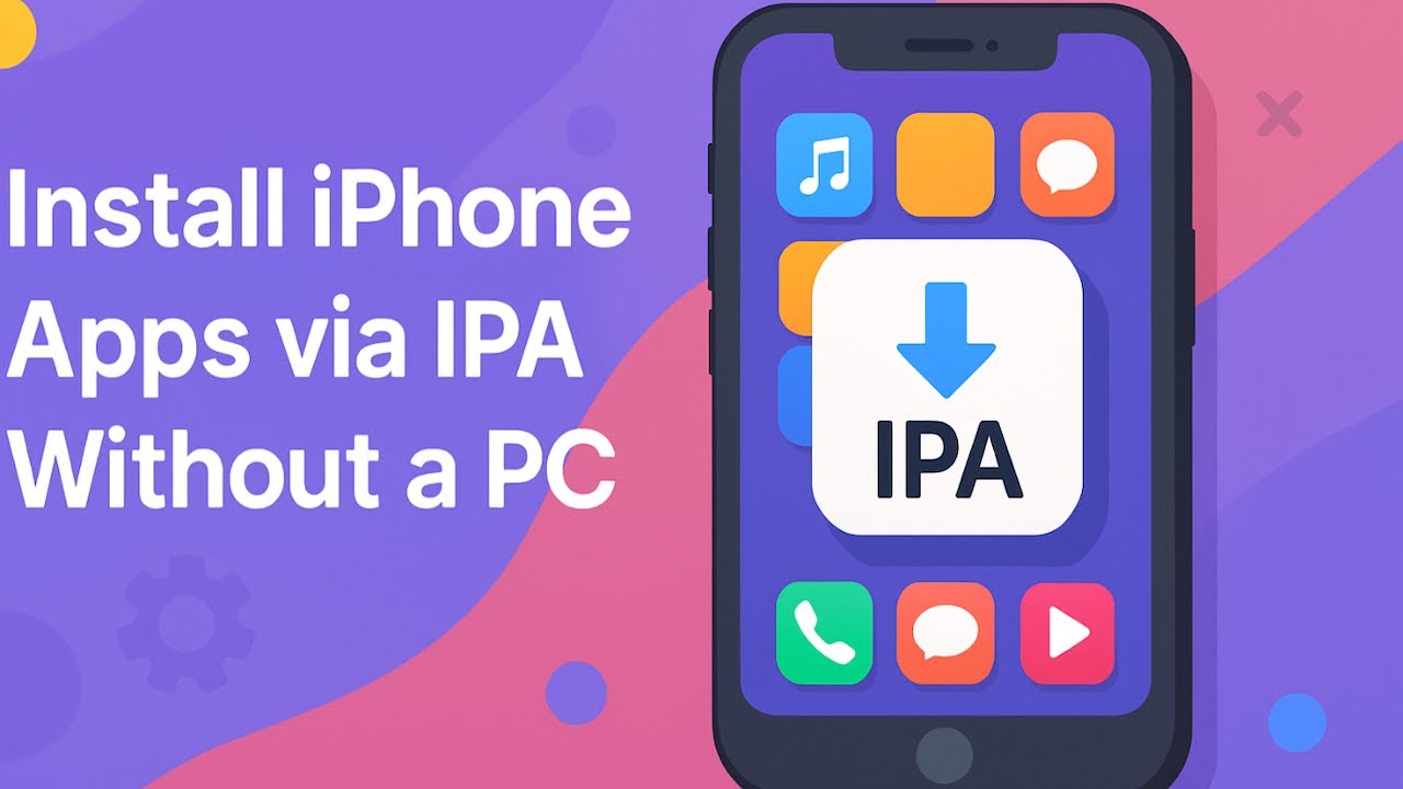 Install iPhone Apps via IPA Without a PC - YouTube