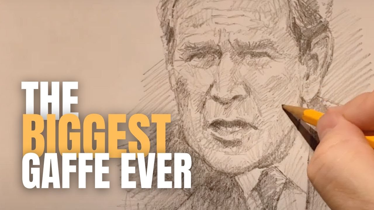 Sketch of President George W Bush ★ Art by Jon McNaughton - YouTube