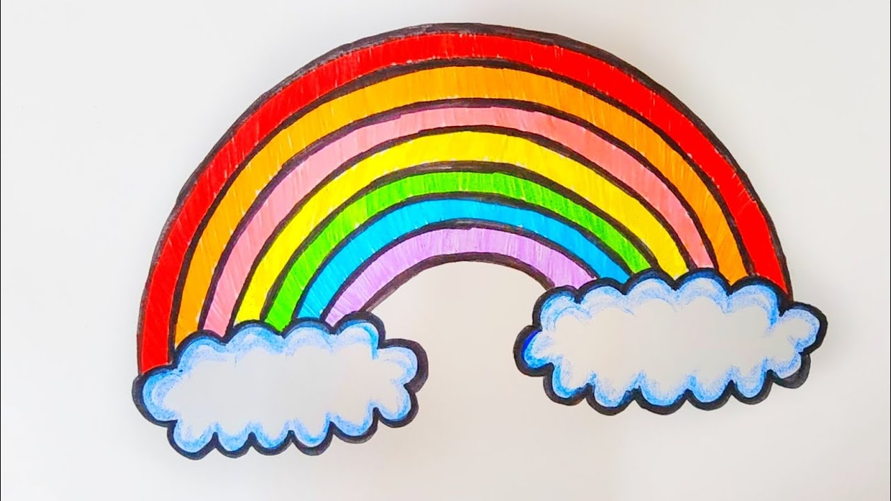 HOW TO DRAW RAINBOW 🌈 | DRAW EASILY | KIDS DRAWING |FUN AND LEARN - YouTube