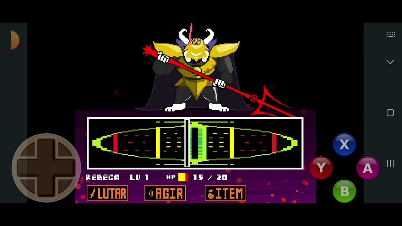 Undertale-Boss fight Asgore, mobile!(the ending is the best)! - YouTube
