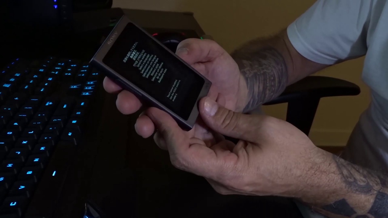 Sony NW-A45 Unboxing (Português-BR). - YouTube