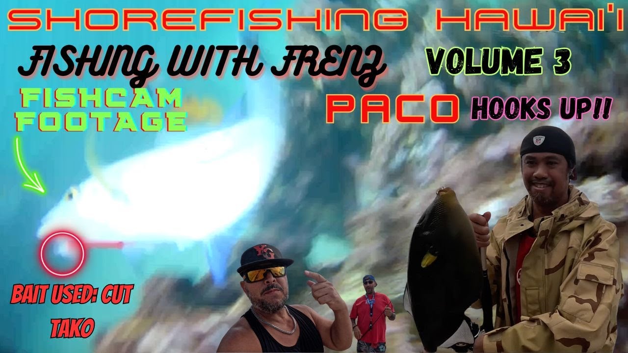 FISHING WITH FRENZ-VOL 3--PACO HOOKS UP! 🎣🤙🏽 #hanapaa #gofishcam # ...