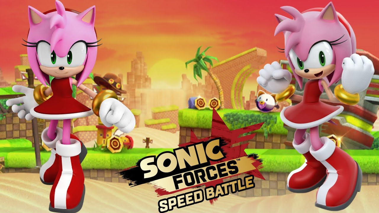 Amy Rose Level 12 - Sonic Forces Speed Battles - YouTube