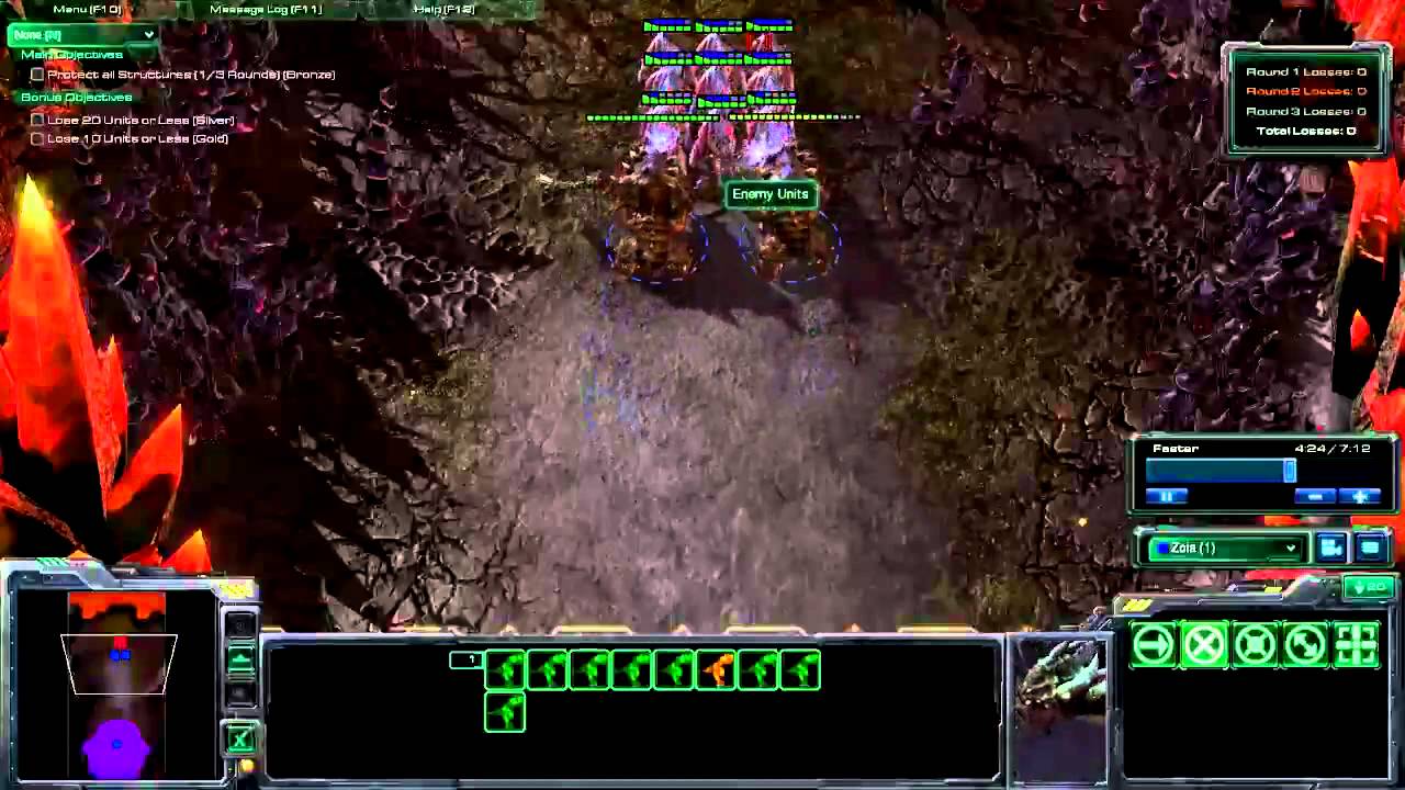 Starcraft 2 Challenge - For the Swarm Gold - YouTube