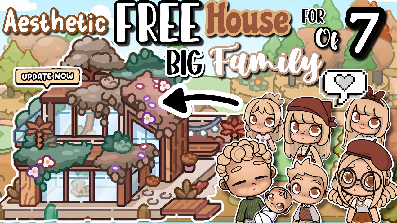 NEW FREE UPDATE NATURAL CHIC HOUSE MAKER For BIG FAMILY Of 7🍁AVATAR ...